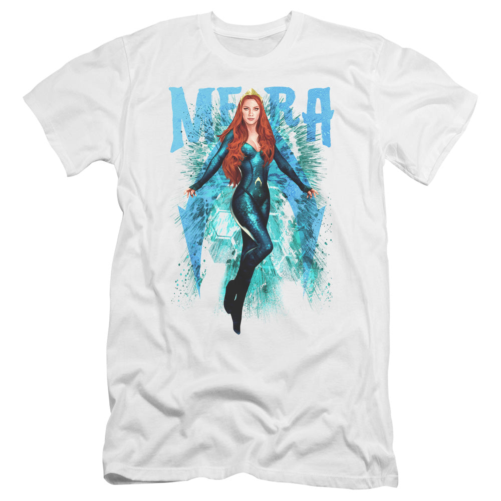 Aquaman Movie Premium Canvas T-Shirt Mera White Tee