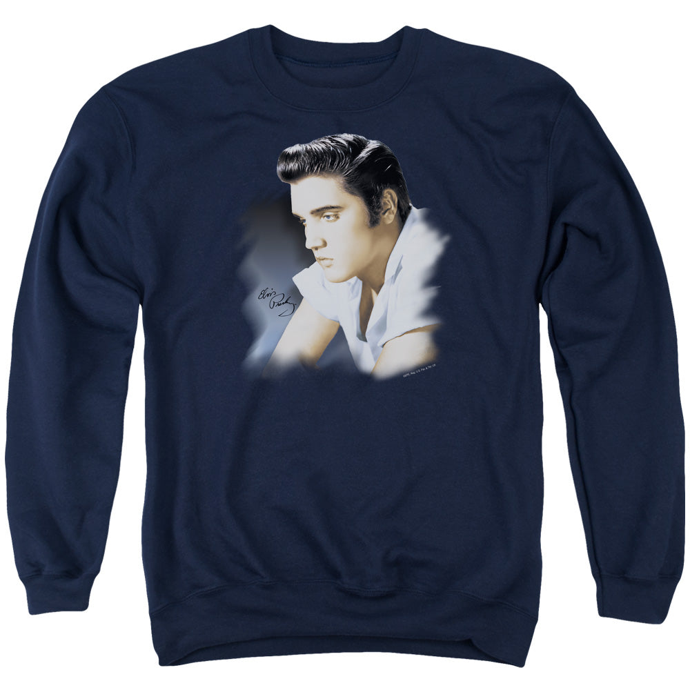 Elvis Presley Sweatshirt Profile Navy Pullover