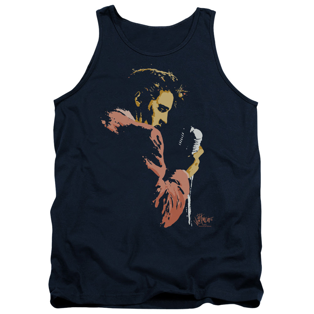 Elvis Presley Tanktop Singing Navy Tank