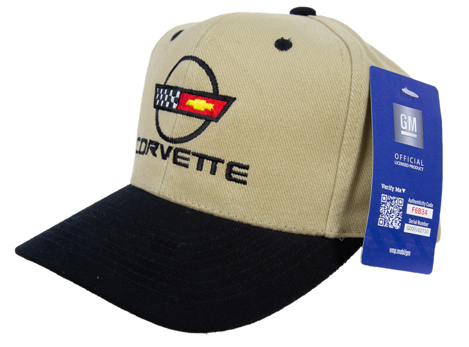 Chevy Corvette Hat C4 Two Tone Embroidered Cap