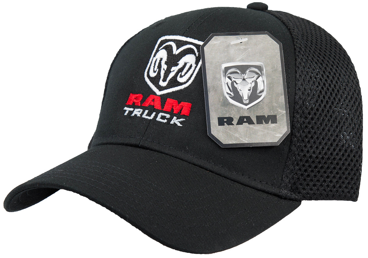 Dodge Ram Truck Hat Mesh Back Embroidered Cap