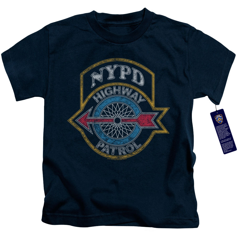 NYPD Boys T-Shirt Highway Patrol Navy Tee