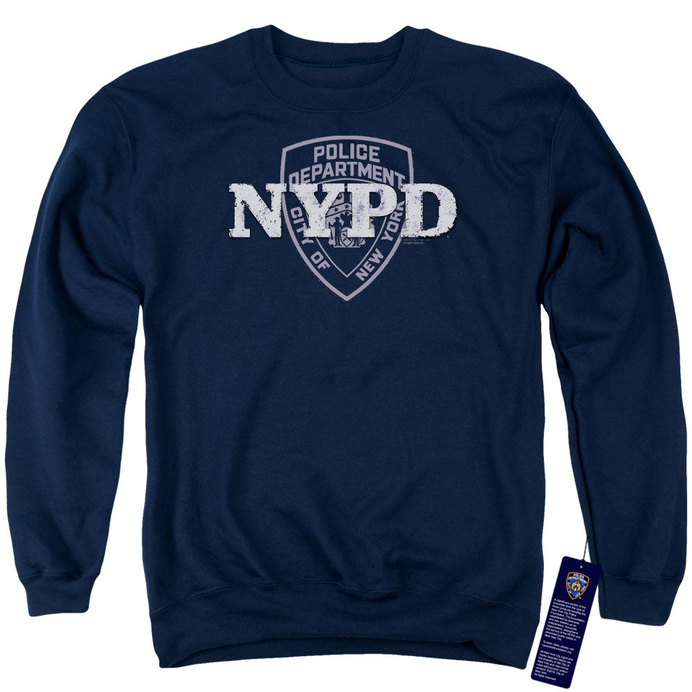 NYPD Sweatshirt New York Police Dept Logo Navy Blue Pullover