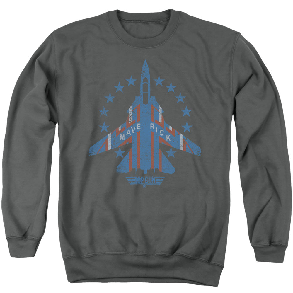 Top Gun Sweatshirt Maverick F-14 Tomcat Charcoal Pullover