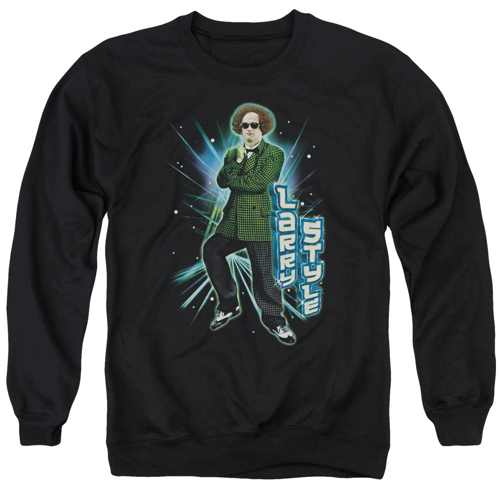 Three Stooges Sweatshirt Larry Style Black Pullover