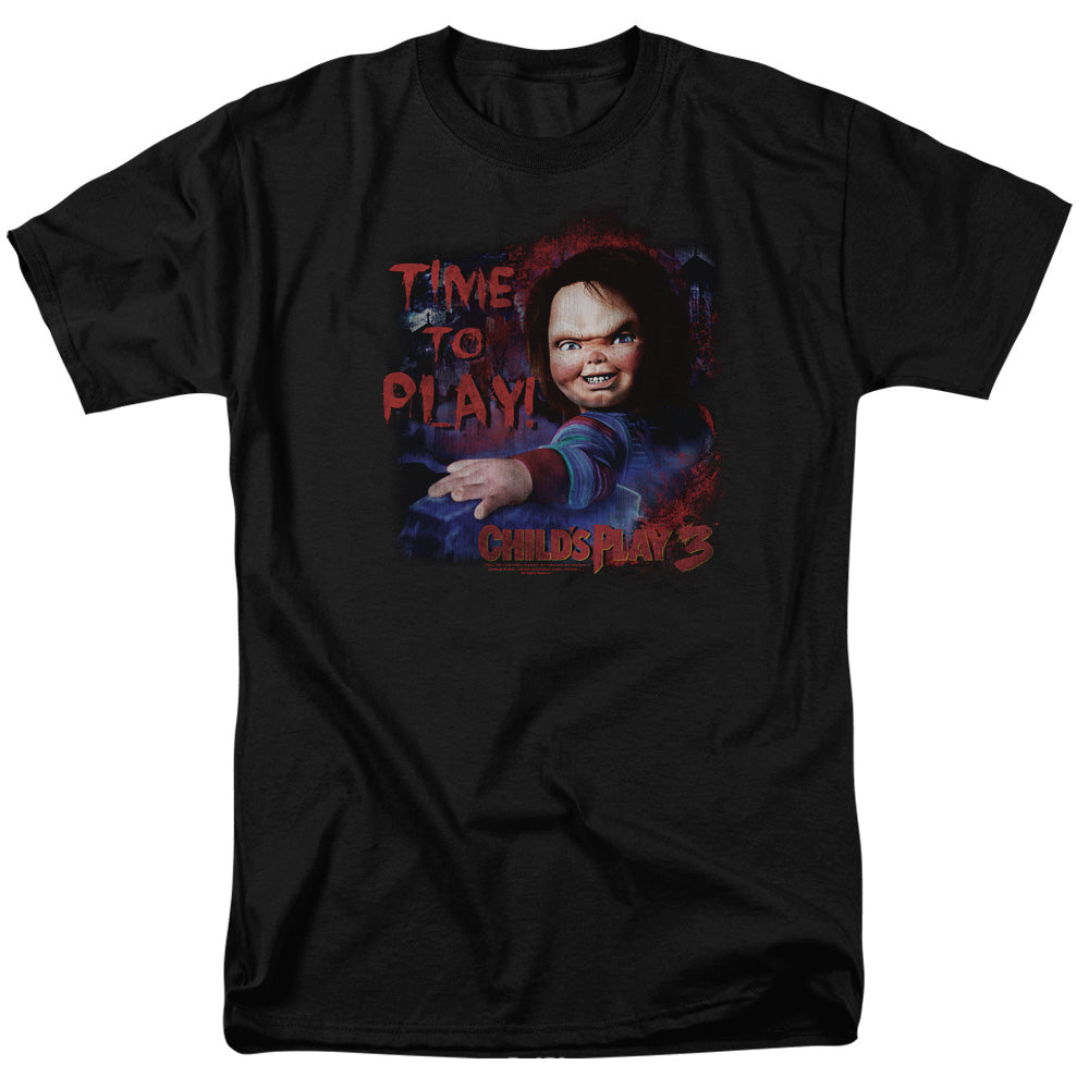 Childs Play T-Shirt Chucky Time To Play Black Tee