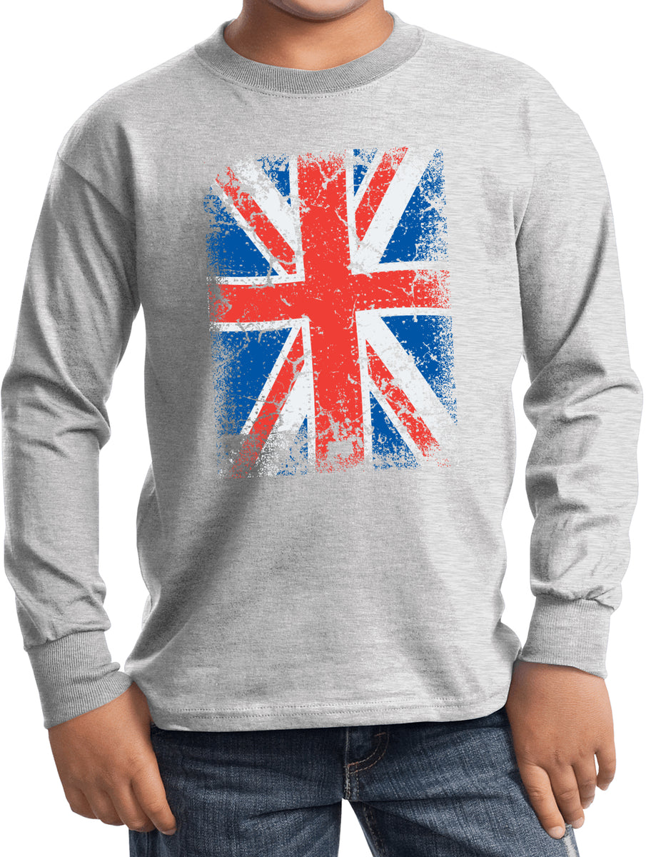 Kids Union Jack Long Sleeve Shirt